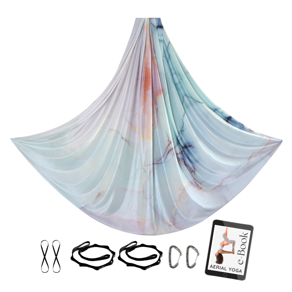 Aerial Yoga Hammock, Aerial Silk, Watercolor - Yogalaxy